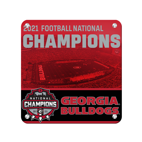Georgia Bulldogs-National Champions Georgia Bulldogs-College Wall Art ...